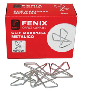 CLIPS IMPRESS MARIPOSA X 50 – Suministros de Oficina